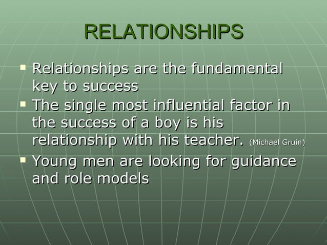 Teaching Boys how to embrace language learning through global thinking ...