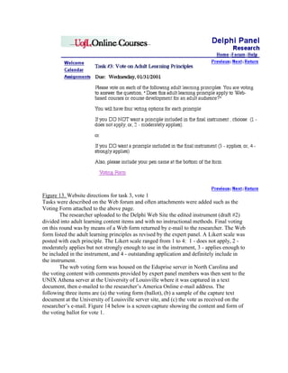 Sharon Colton - Details of Constructing a Web-Based Delphi | PDF