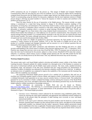 Sharon Colton - Establishing the Delphi Technique | PDF