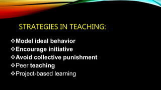 STRATEGIES IN TEACHING | PPT