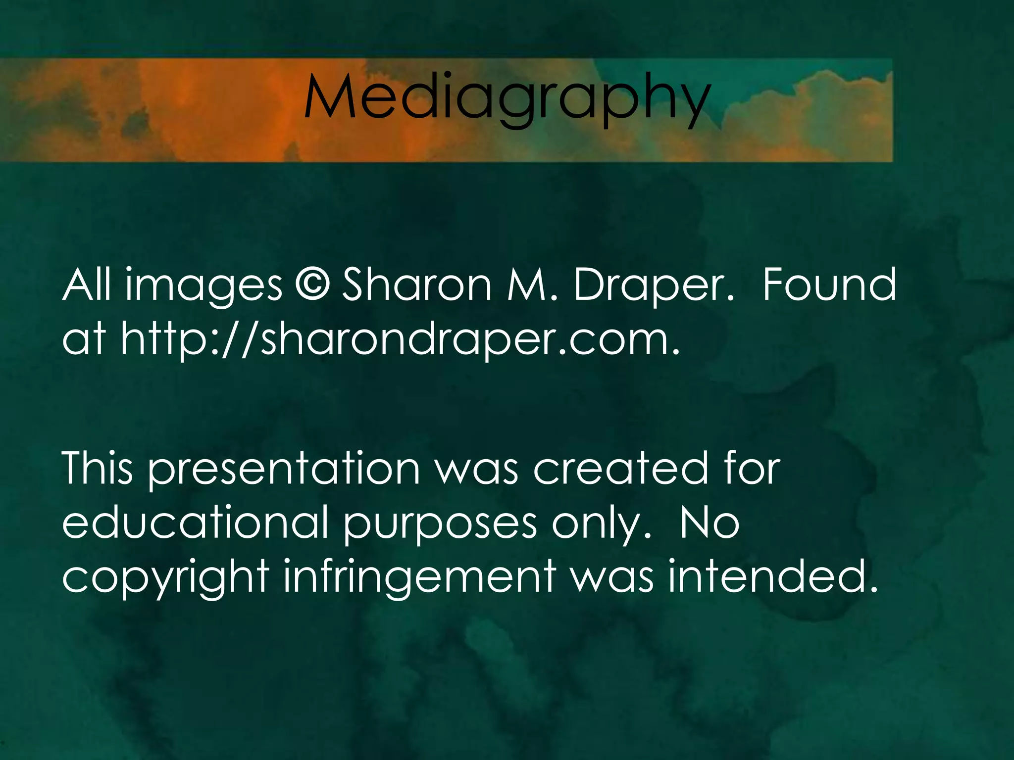 Sharon Draper Author Study | PPTX