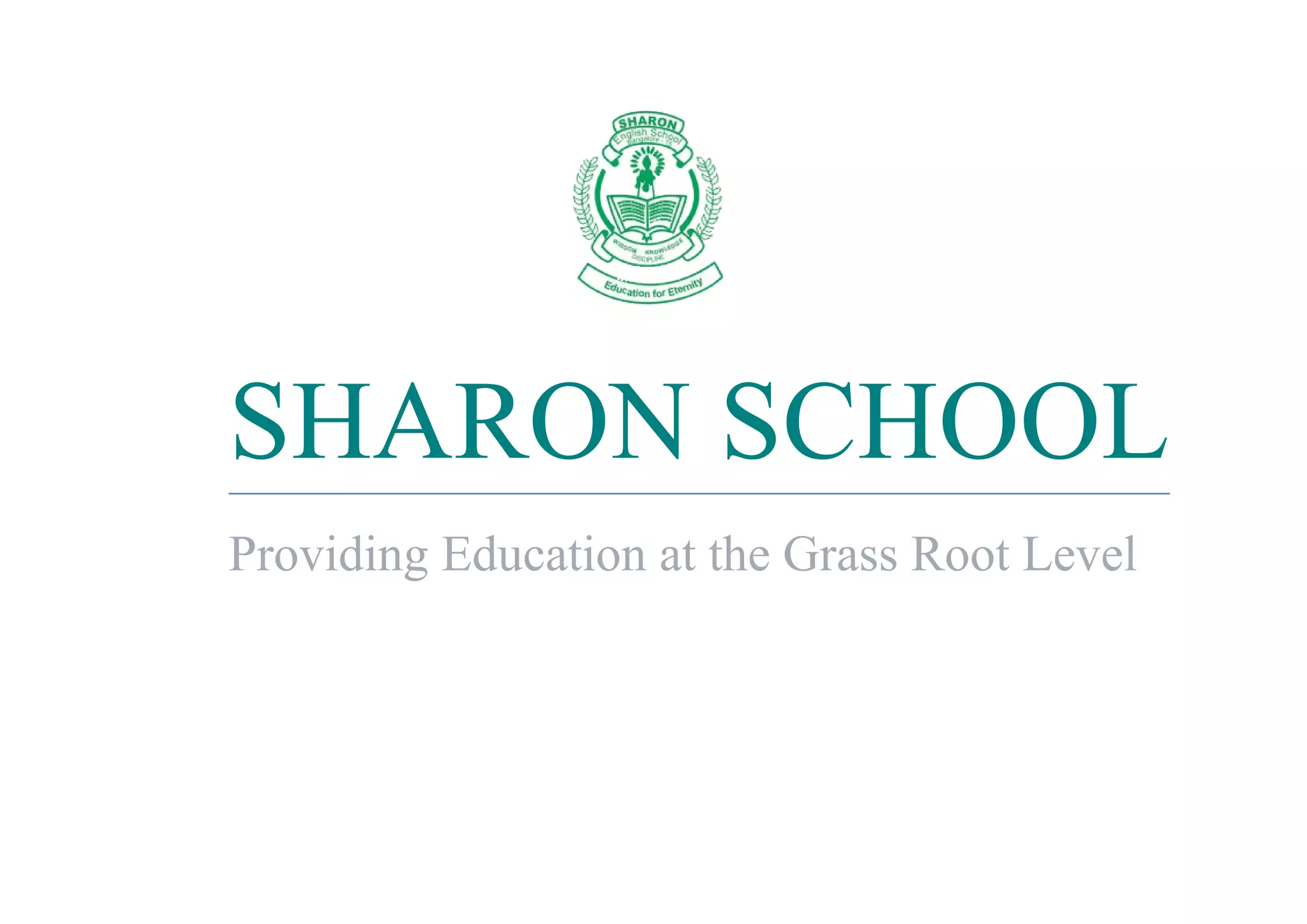 Sharon school-providing quality education to the poor children | PDF