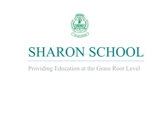 Sharon school-providing quality education to the poor children | PDF