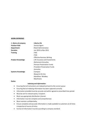 Sharon's cv (2) | DOC