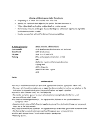 Sharon's cv (2) | DOC