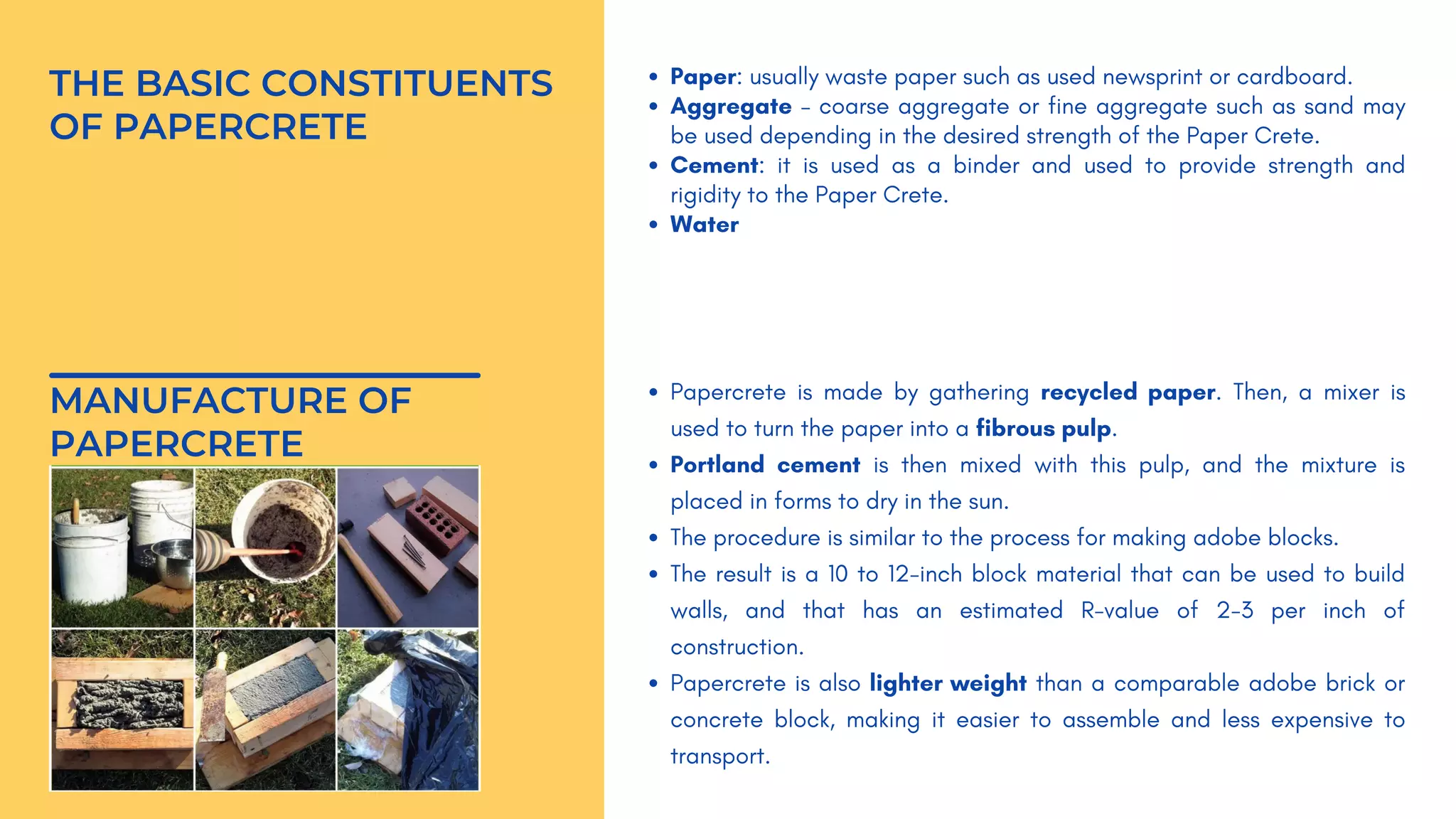 SMART MATERIALS - PAPERCRETE | PDF