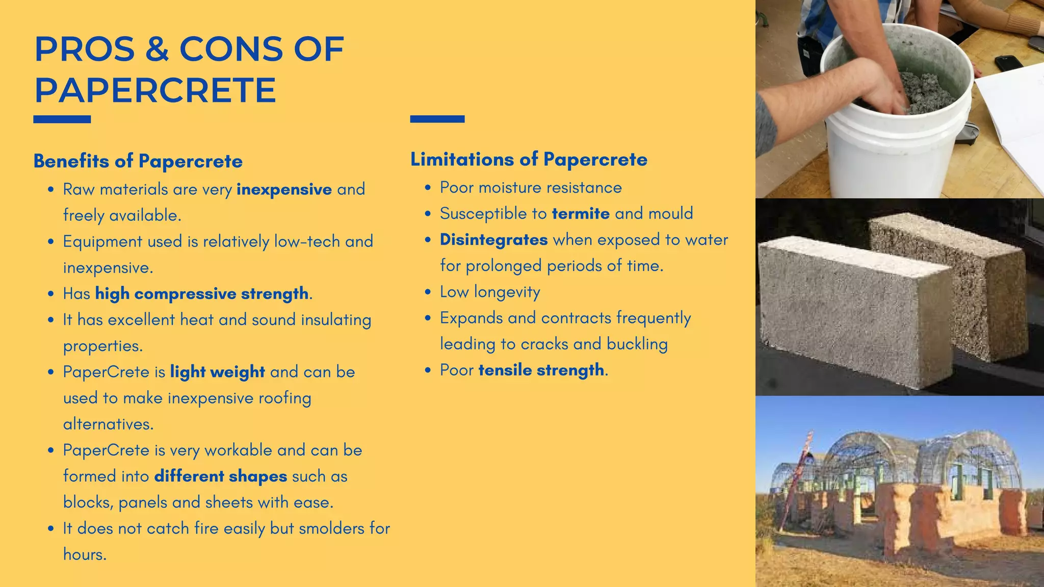 SMART MATERIALS - PAPERCRETE | PDF