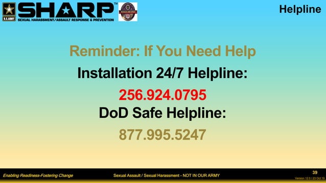 Sharp annual-training-presentation 27 aug 2021 | PPTX | Sexual ...