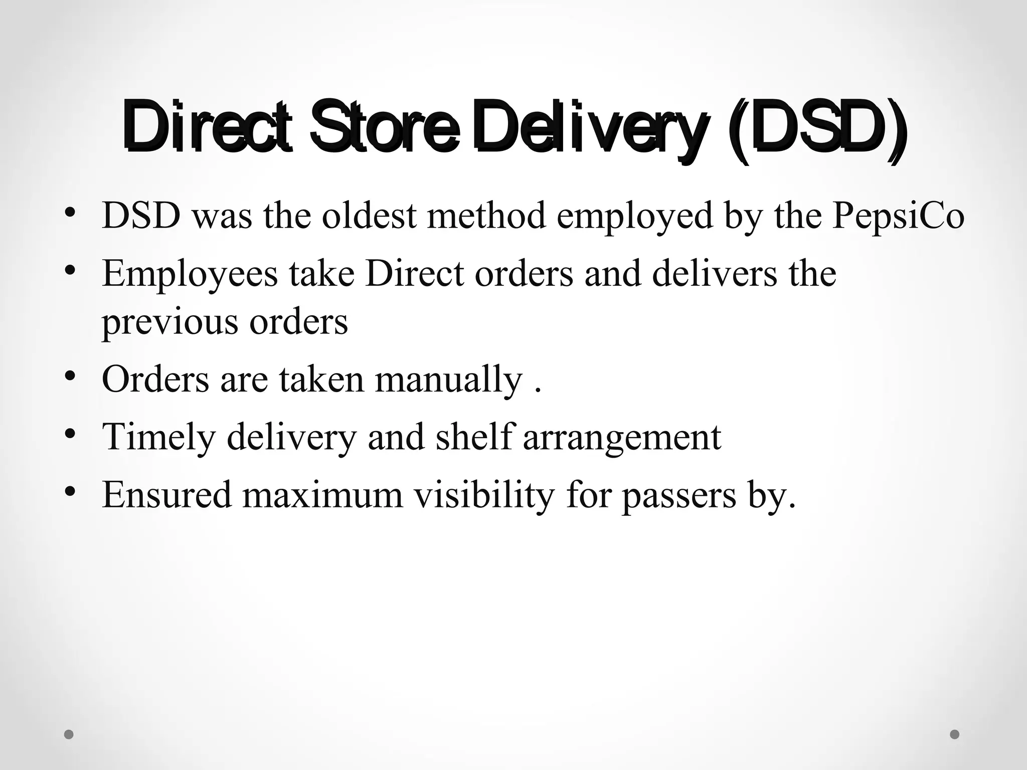 Pepsico distribution | PPT