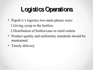 Pepsico distribution | PPT