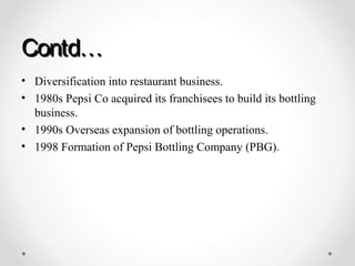 Pepsico distribution | PPT