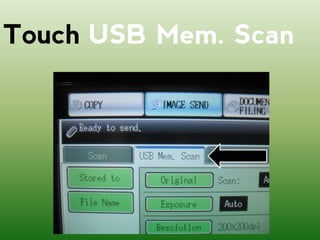 Sharp Copier: Scanning, Saving & Sending | PPT