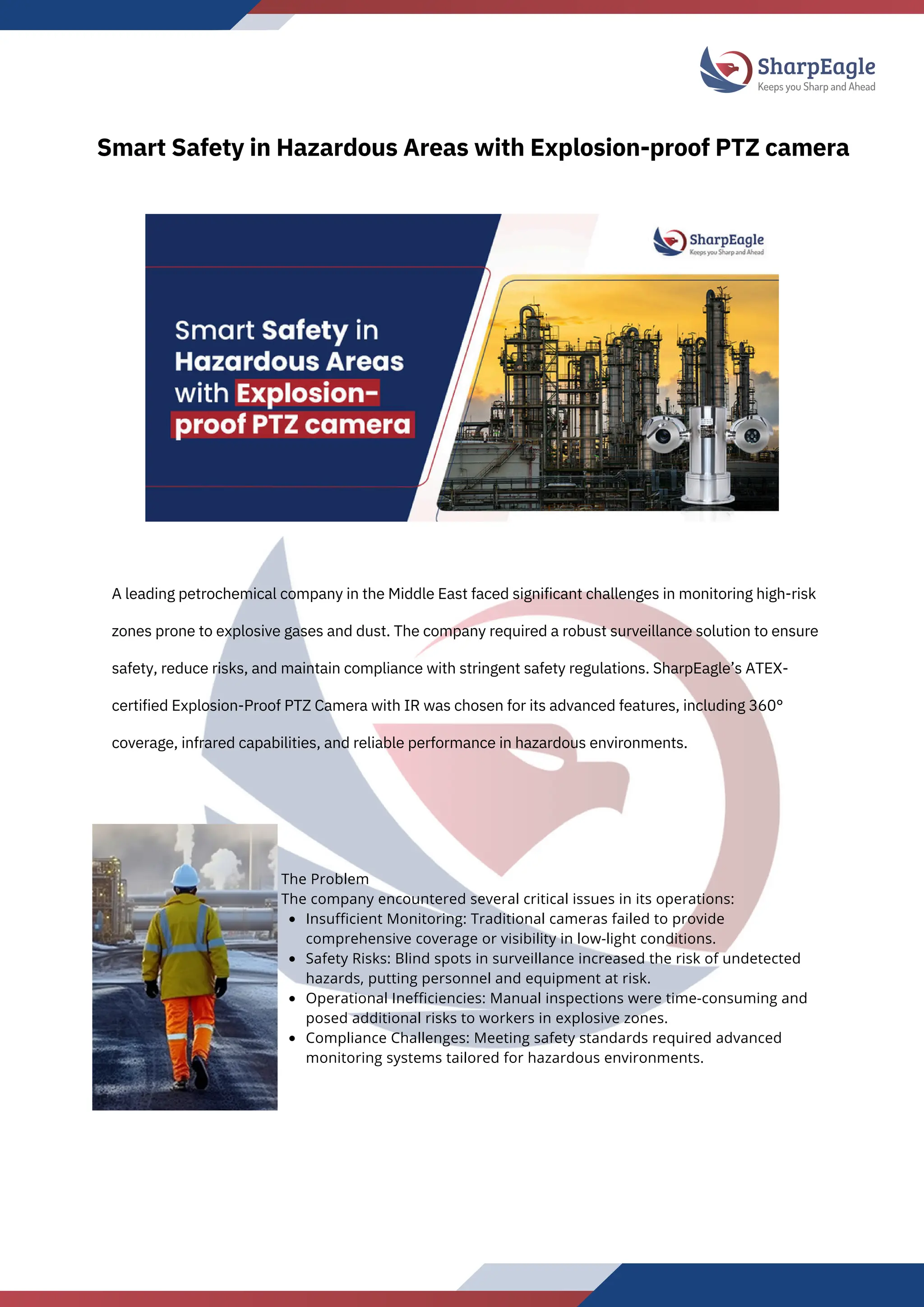 Smart Safety in Hazardous Areas with Explosion-proof PTZ camera | PDF
