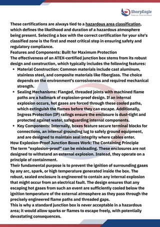 Complete Guide to Explosion-Proof Junction Boxes | PDF