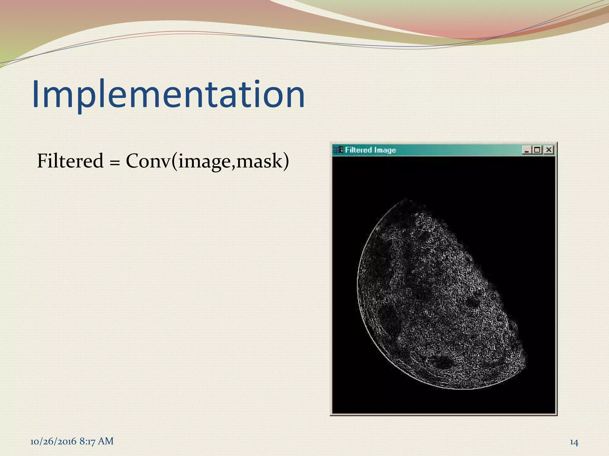 Sharpening spatial filters | PPTX