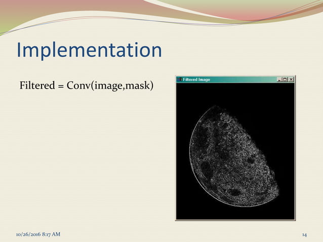 Sharpening spatial filters | PPTX