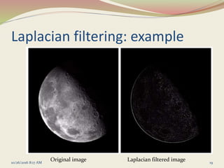 Sharpening spatial filters | PPTX