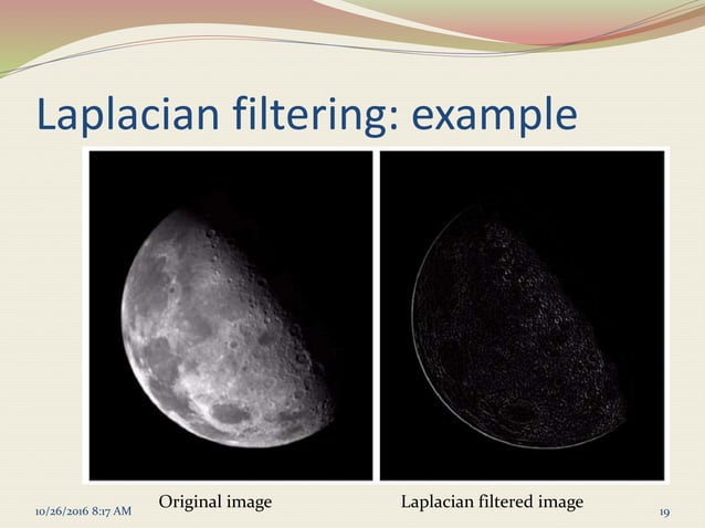 Sharpening spatial filters | PPTX