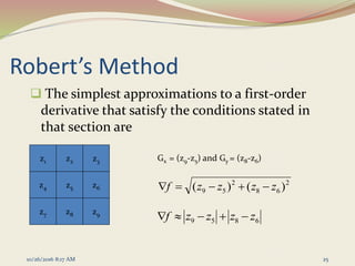 Sharpening spatial filters | PPTX