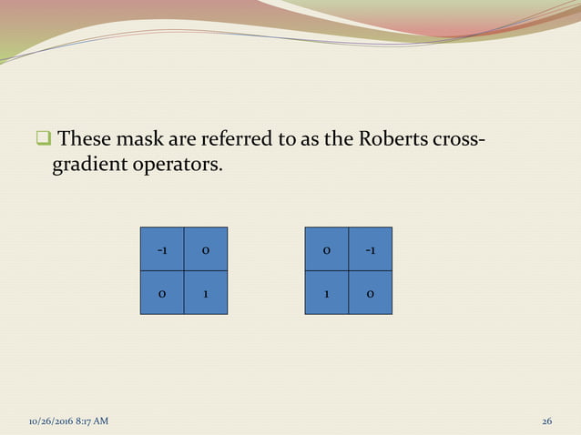 Sharpening spatial filters | PPTX