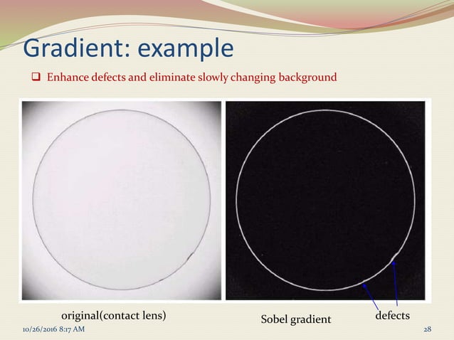 Sharpening spatial filters | PPTX