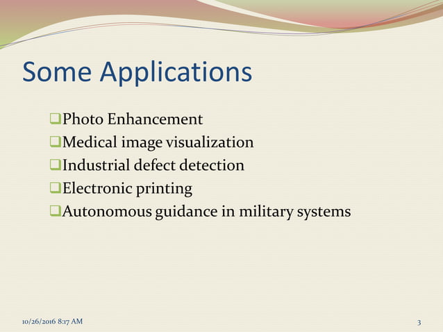 Sharpening spatial filters | PPTX