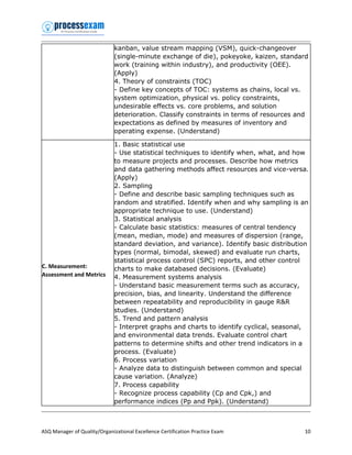 Sharpen Your Knowledge with ASQ Manager of Quality/Organizational ...