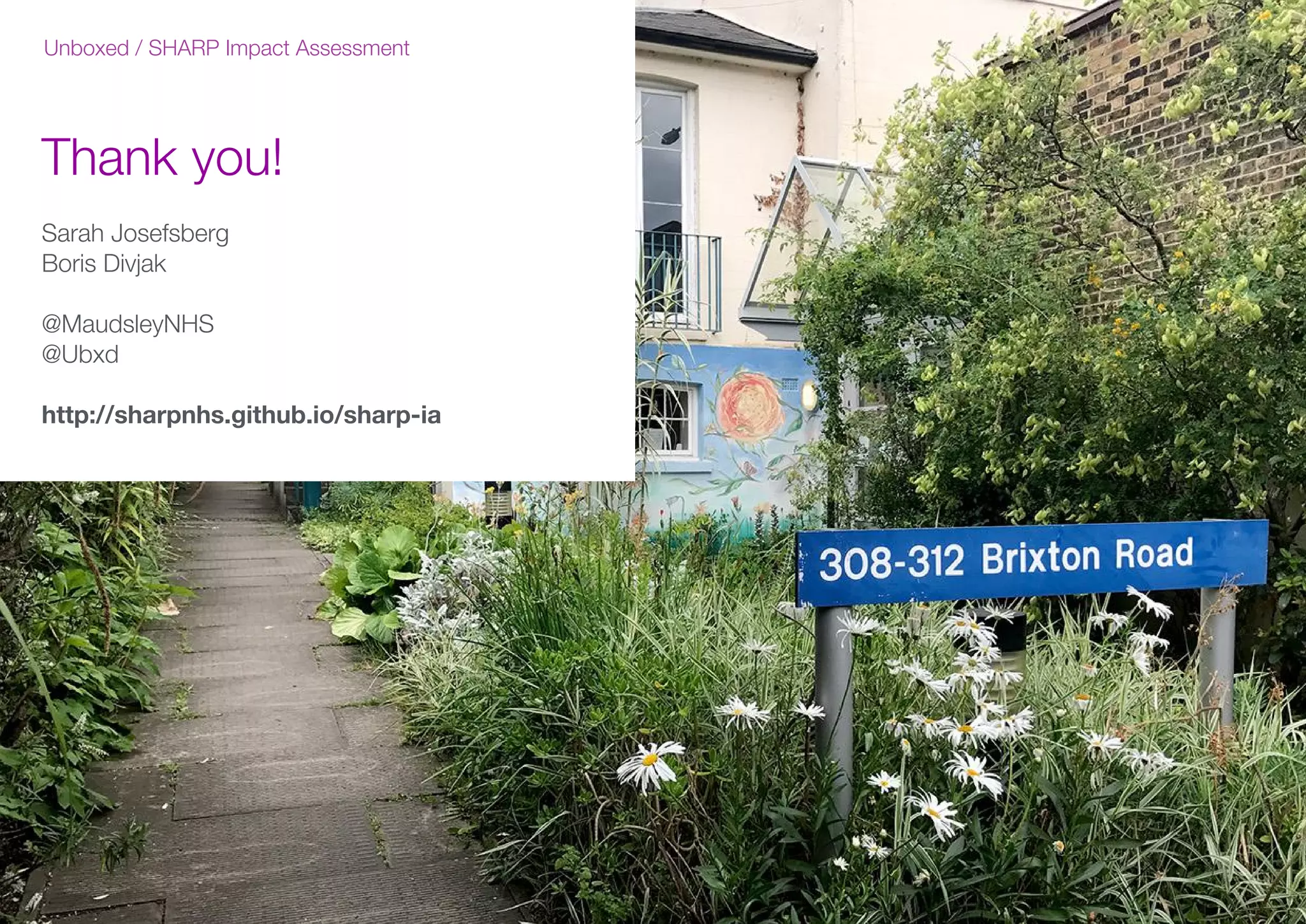 SHARP Impact Assessment | PPT