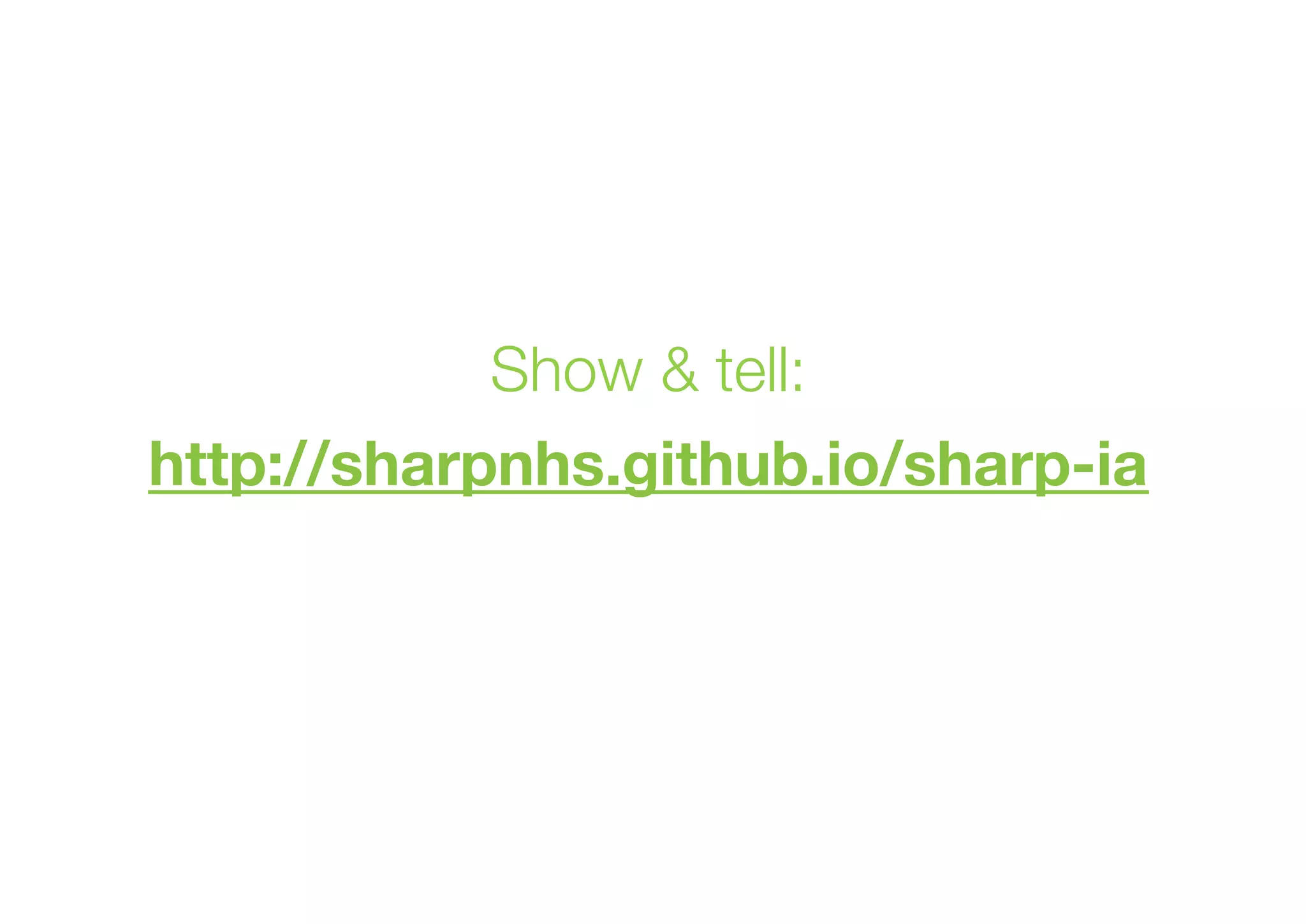 SHARP Impact Assessment | PPT