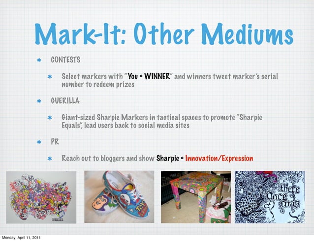 Sharpie Social Media Strategy | PPT