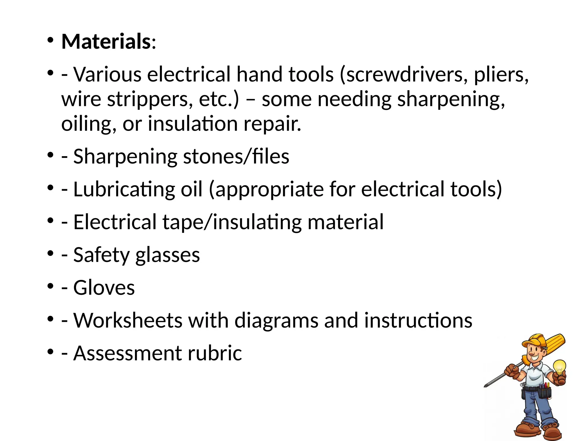 sharpining,oiling and insulating.pptxmmm | PPTX