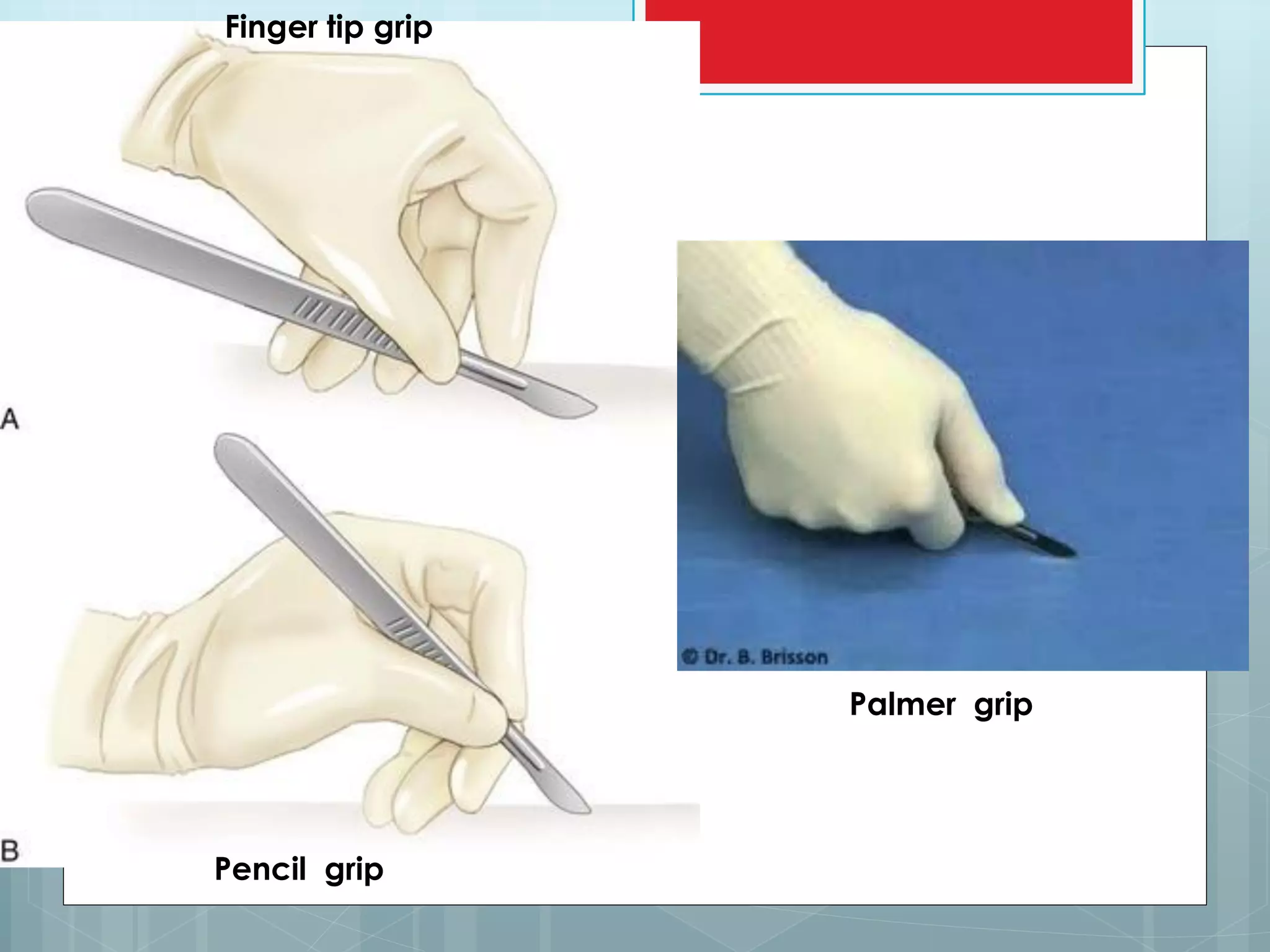 Sharp instruments (blade, bp handle, scissor needle, suture material) | PDF