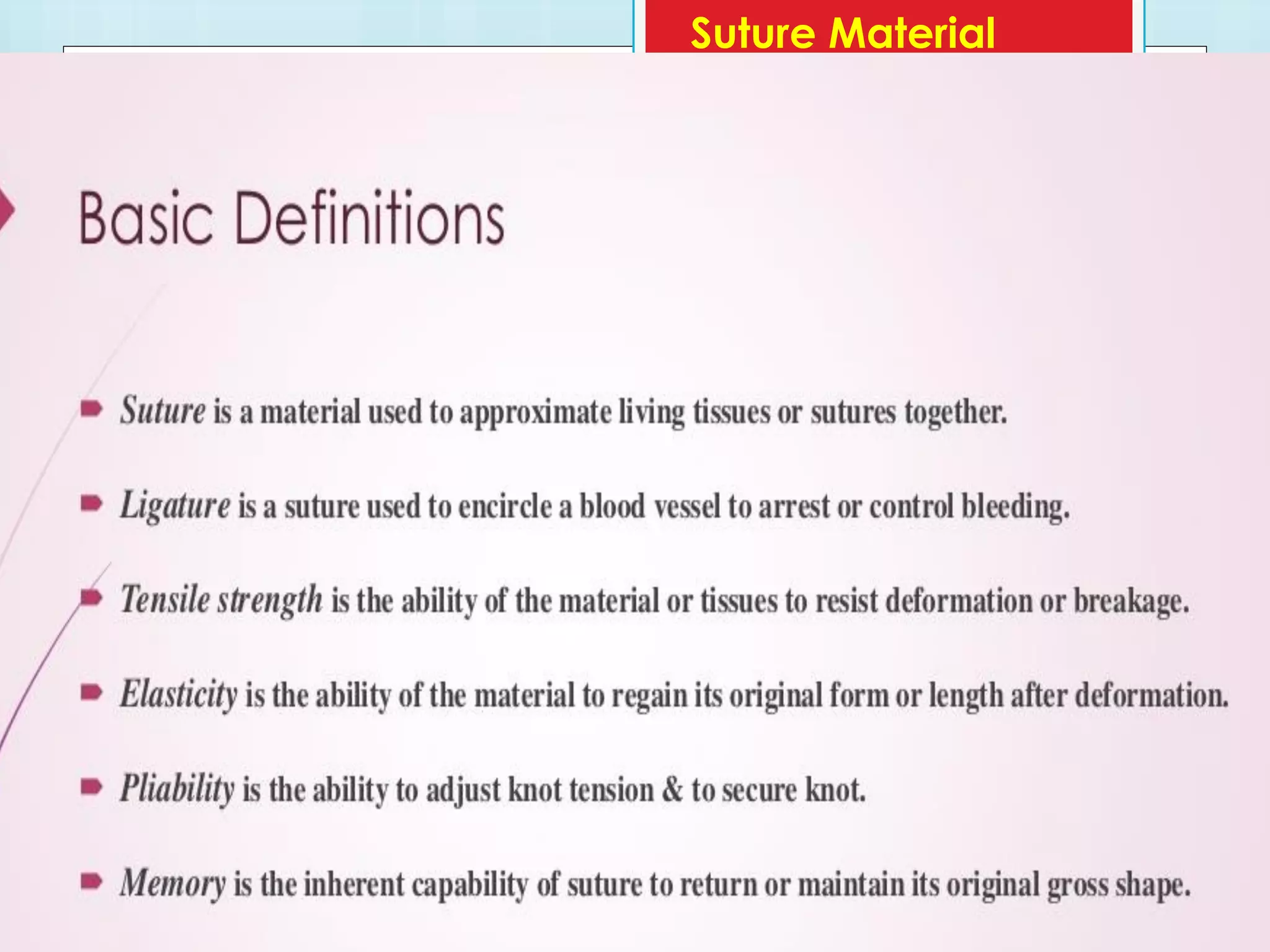 Sharp instruments (blade, bp handle, scissor needle, suture material) | PDF