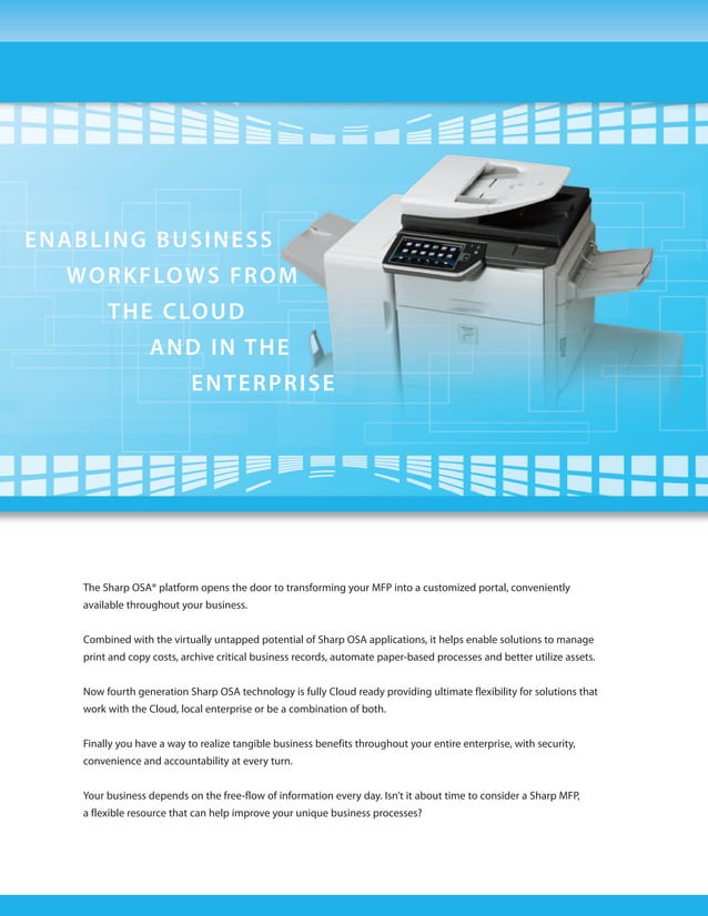 Sharp osa brochure_v4 | PDF