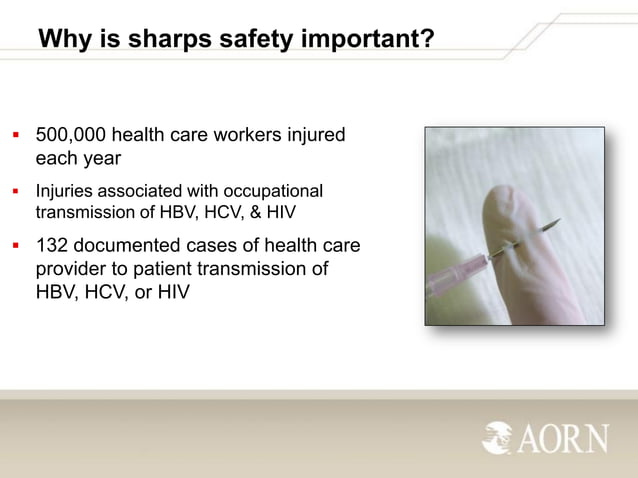 Sharps Safety - AORN Recommended Practices | PPT