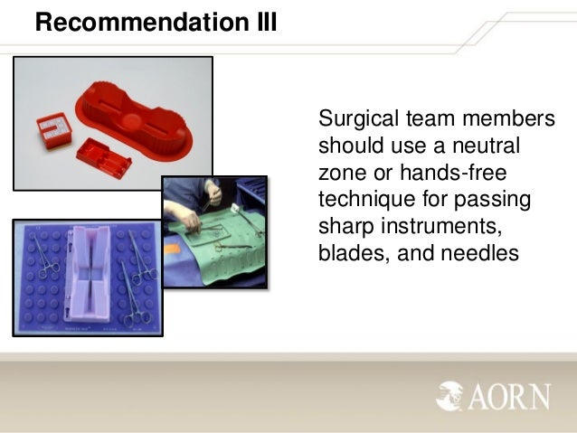 Sharps Safety - AORN Recommended Practices
