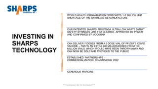Sharps Technology Investor Presentation | PDF