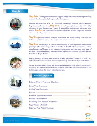 Sharp Tech Chemicals, Coimbatore, Swimming Pool Treatment Chemicals | PDF