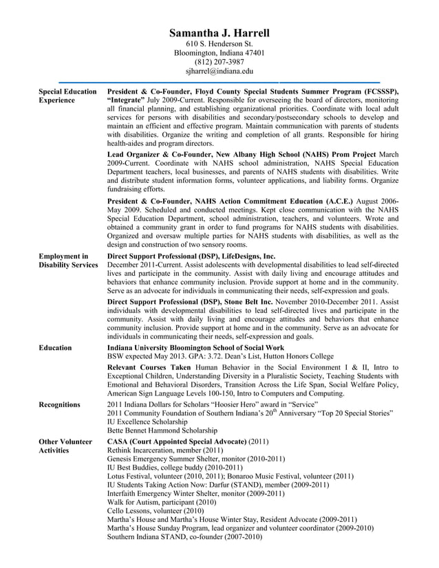 S. Harrell Resume | PDF