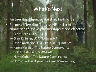 Restoration Partnerships: Lessons Learned by Scott Harris | PPT