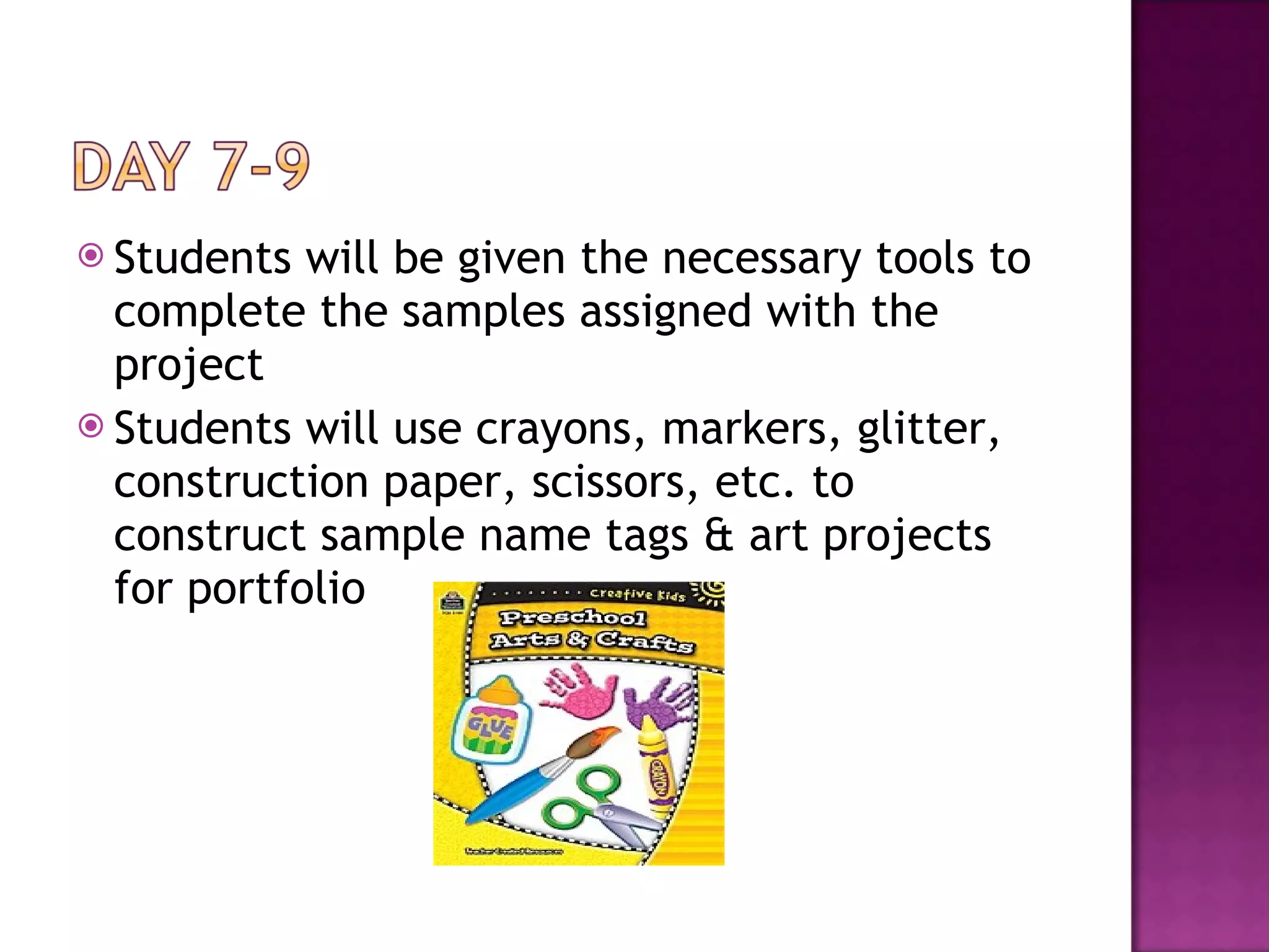 Preschool Program Portfolio Lesson Plan | PPT