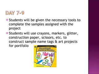 Preschool Program Portfolio Lesson Plan | PPT