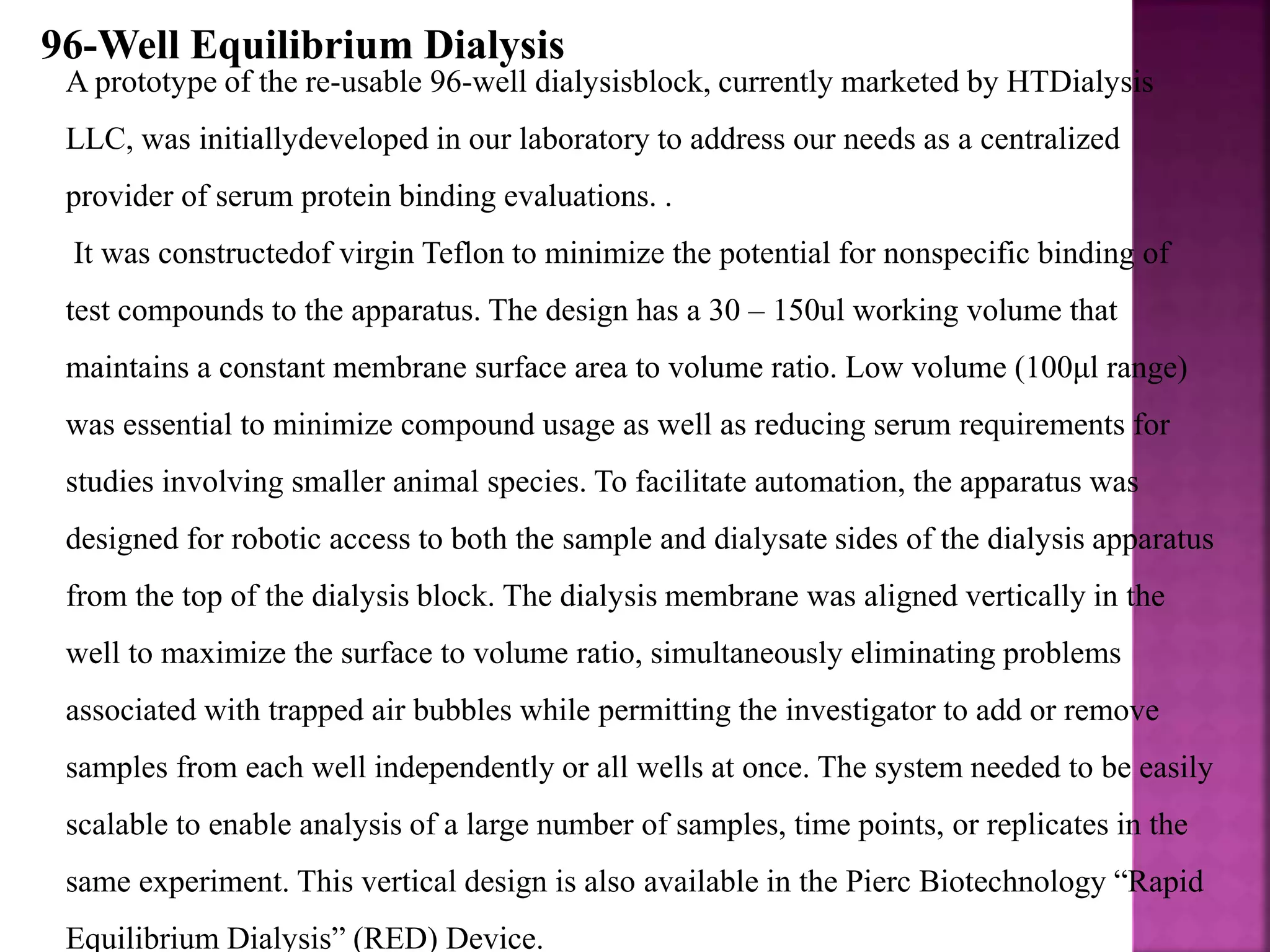 PLASMA / SERUM PROTEIN BINDING BY EQUILIBRIUM DIALYSIS TECHNIQUE | PPTX