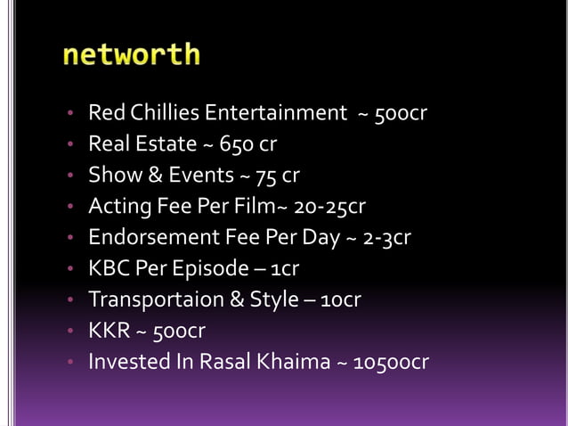 Sha rukh khan | PPTX