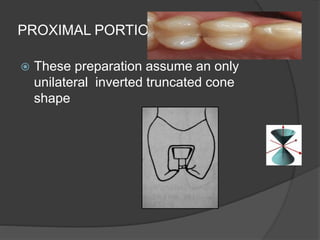Modifications of Class 2 Cavity preparations | PPTX