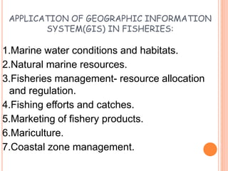 REMOTE SENSING IN MARINE CAPTURING FISHERIES | PPTX | Geography | Science
