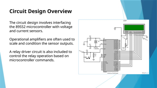 implementation of microcontroller based impedence relay | PPT implementation of microcontroller based impedence relay | PPT