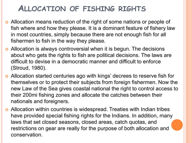 Fisheries Regulation | PPTX | Fishing Sports | Sports
