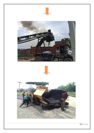 Summer Training Report On Bituminous (Asphalt) Road | DOCX