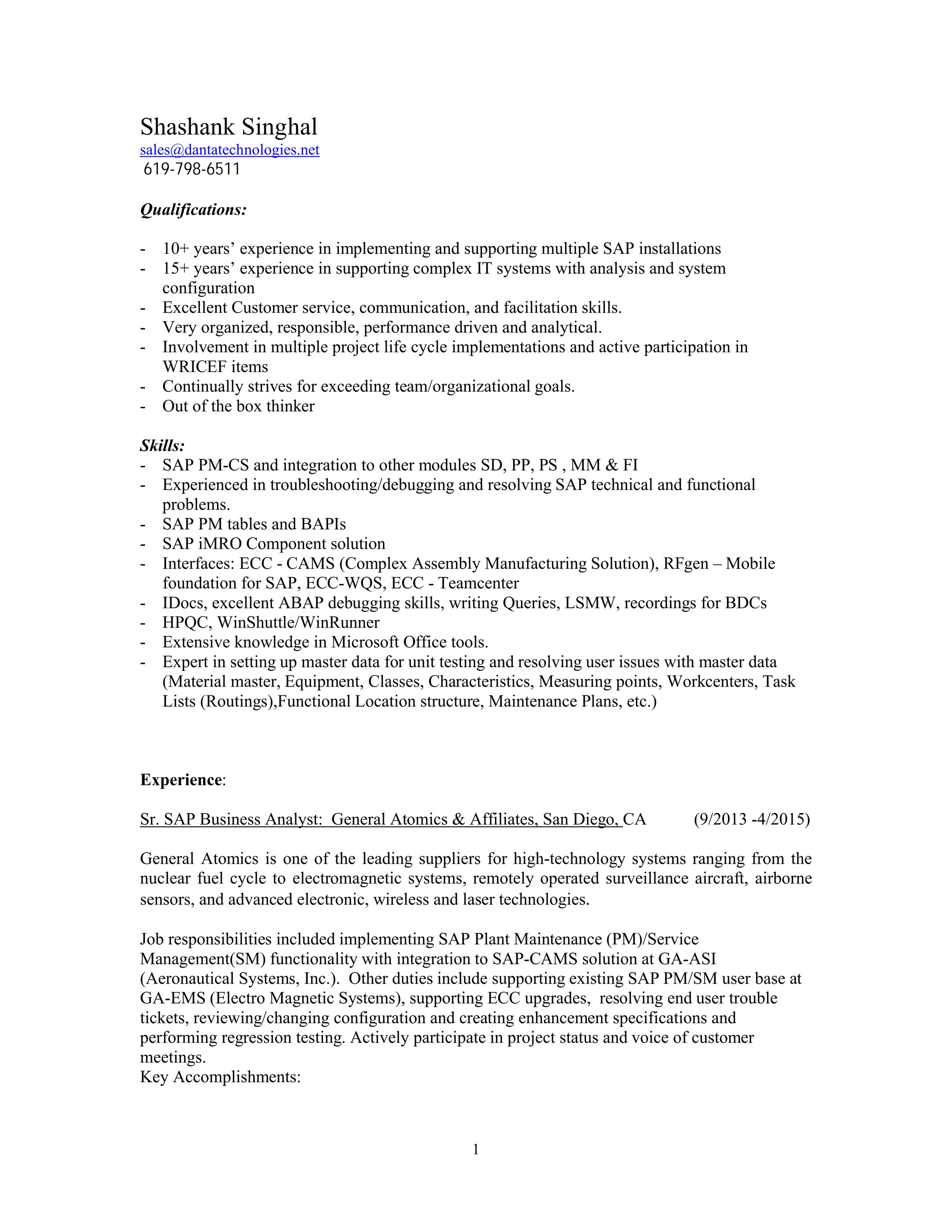 Shashank singhal pd | PDF